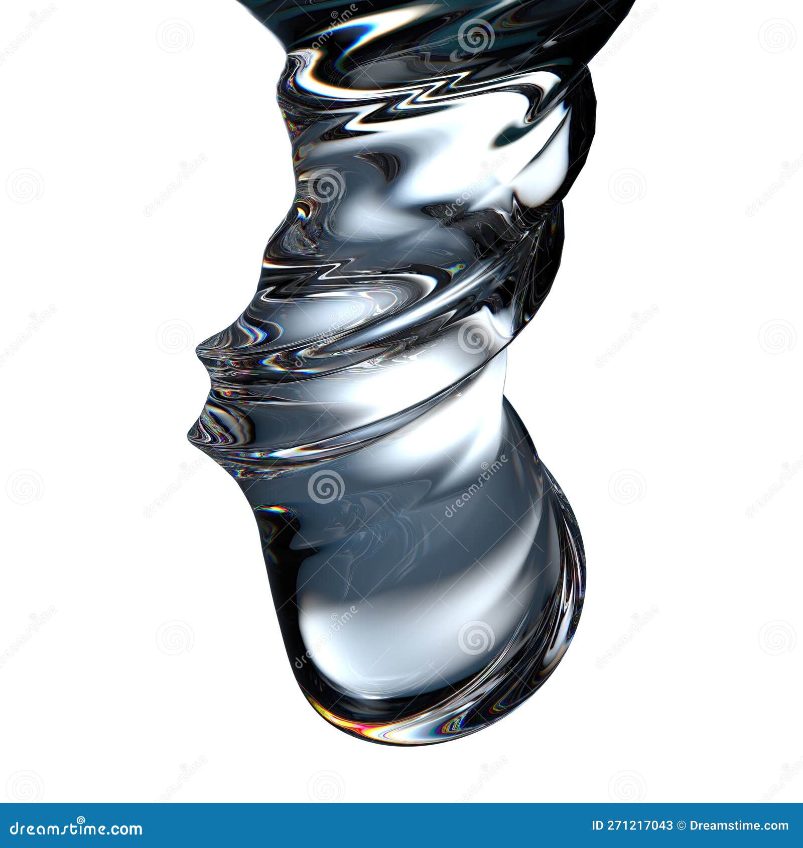 Transparent Twisted Dramatic Water Drop Dripping Water Fresh Clean ...