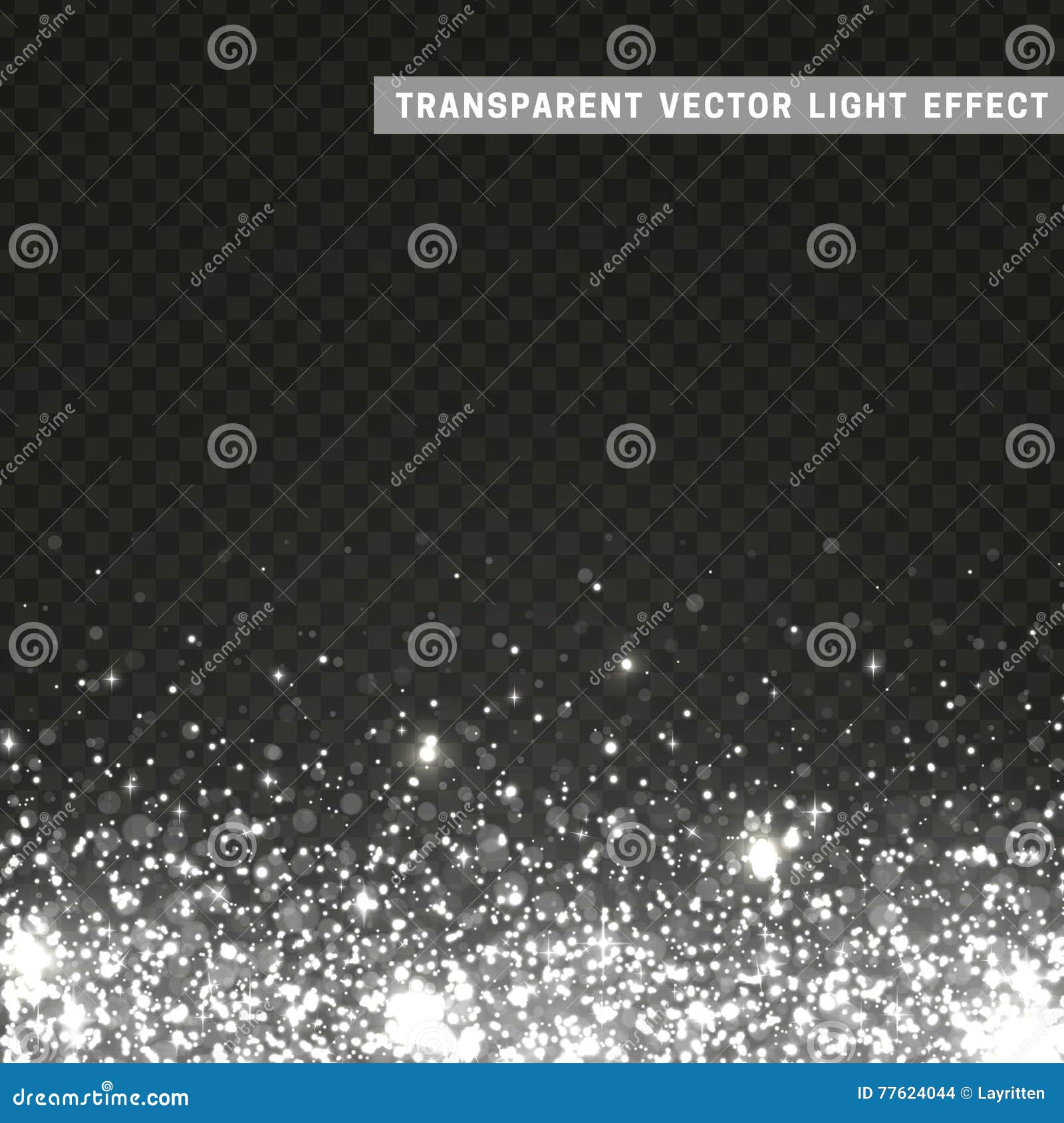 Transparent Vector Light Effect Silver, Gray Stock Vector ...