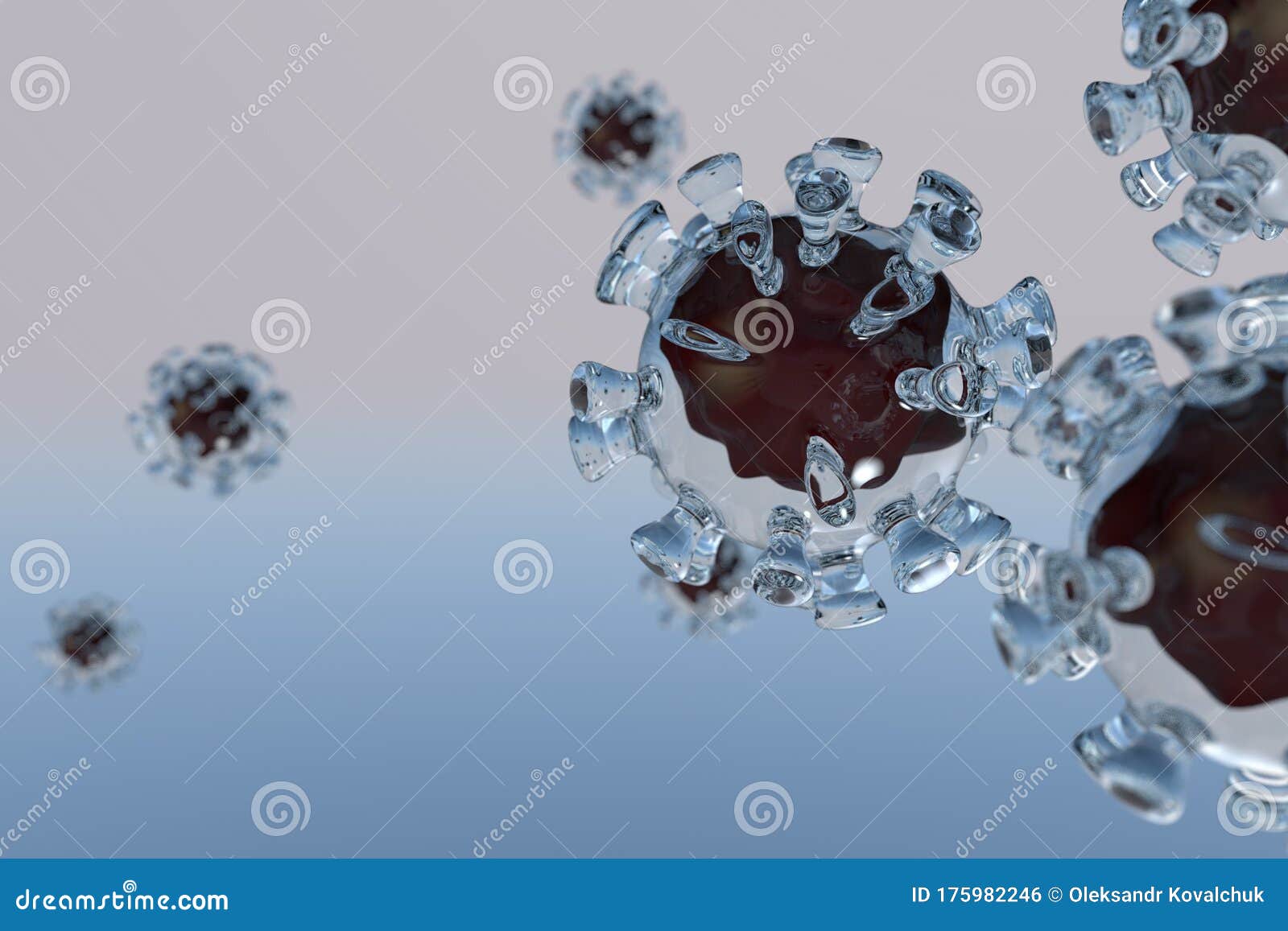 Transparent Virus Specimen Vividly Portrayed Within A 3D Rendered ...