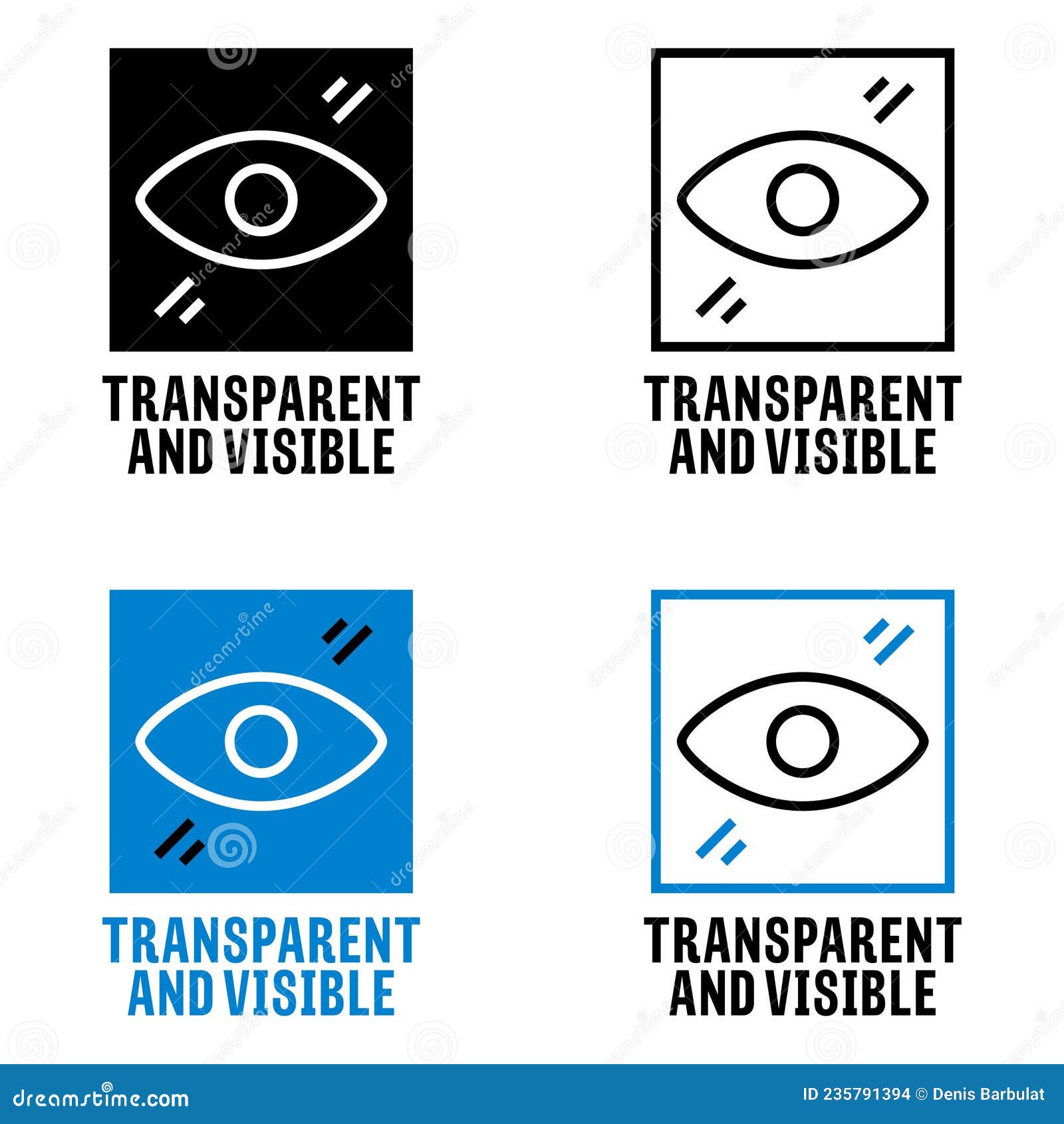 Transparent and Visible Vector Information Sign Stock Vector ...