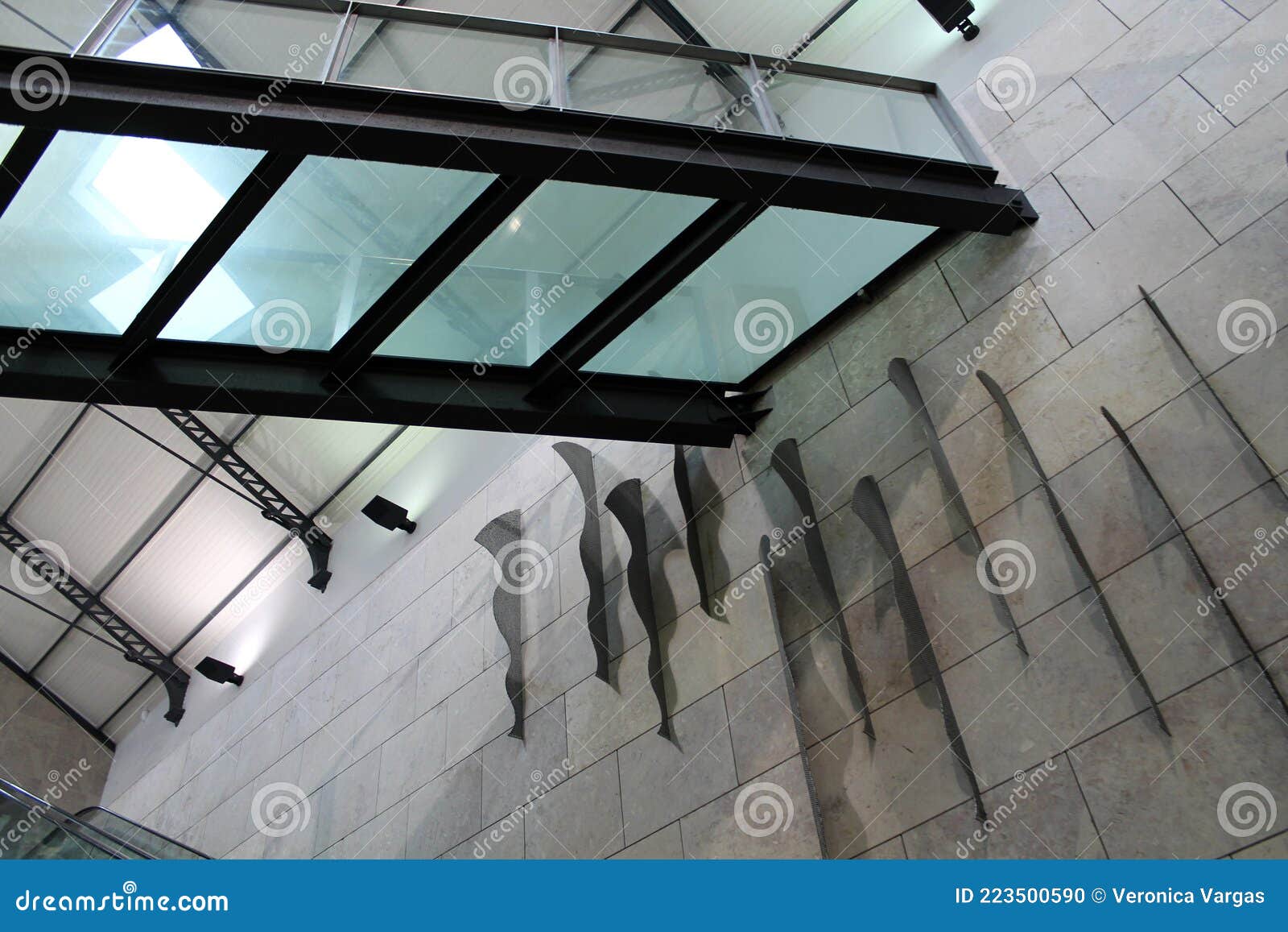 Transparent Walkway Inside a Building Stock Photo - Image of city ...