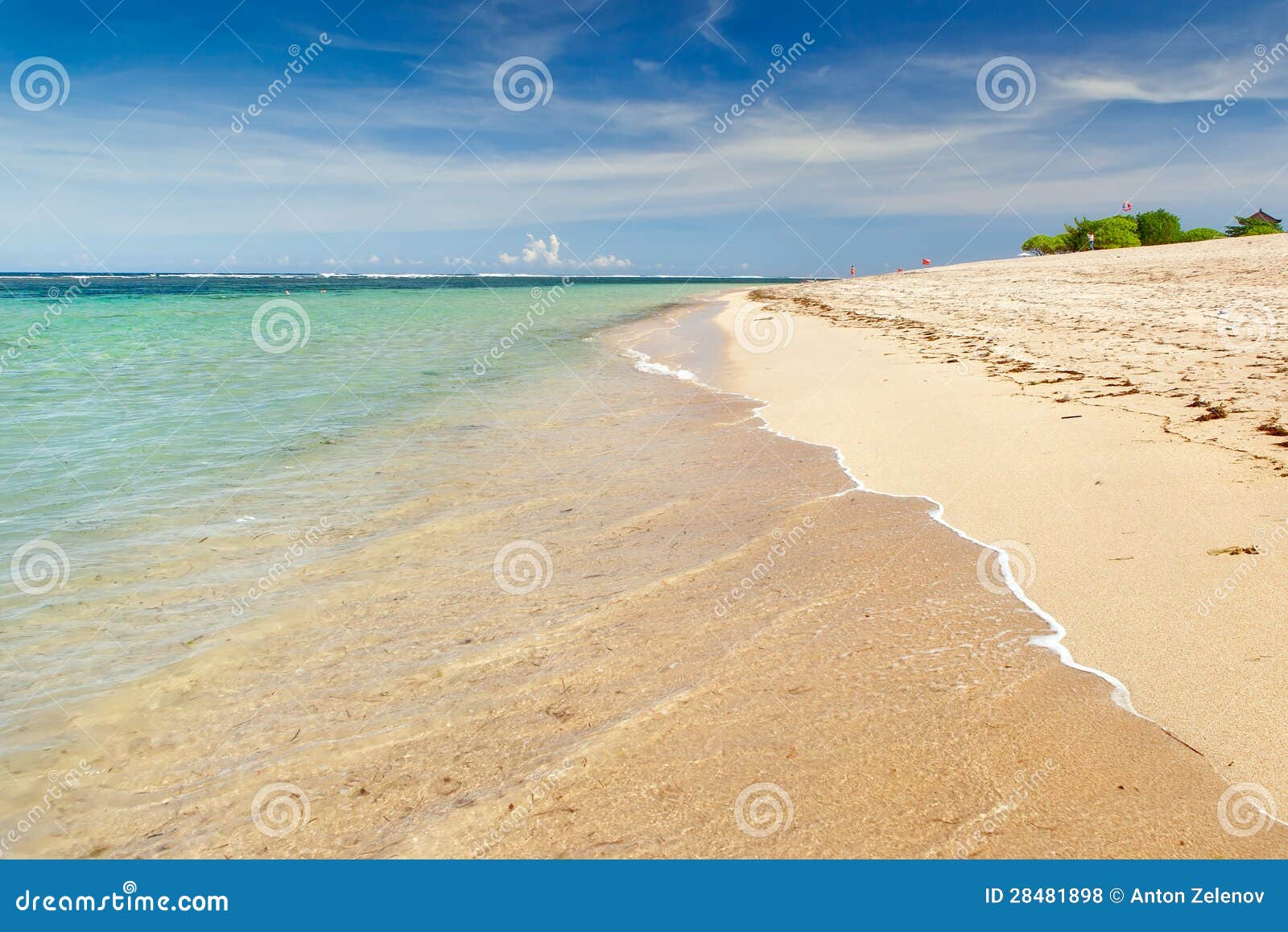 Transparent Water Over Sand Beach Stock Photo - Image of season ...