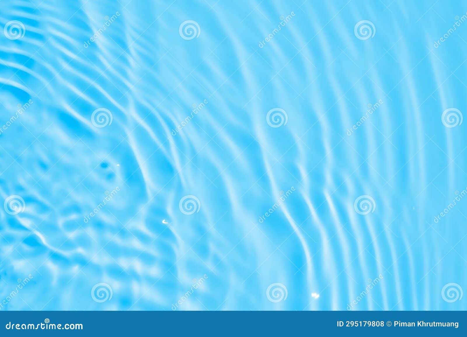 Transparent Water Shadow Surface Texture Natural Ripple on Blue ...
