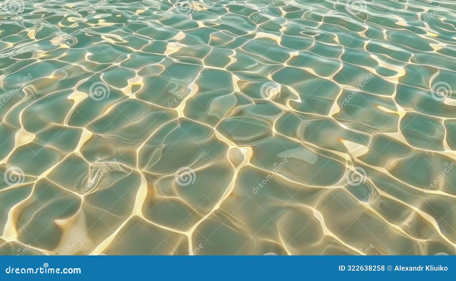 Transparent Water Surface Overlay with Detailed Ripples and Caustic ...