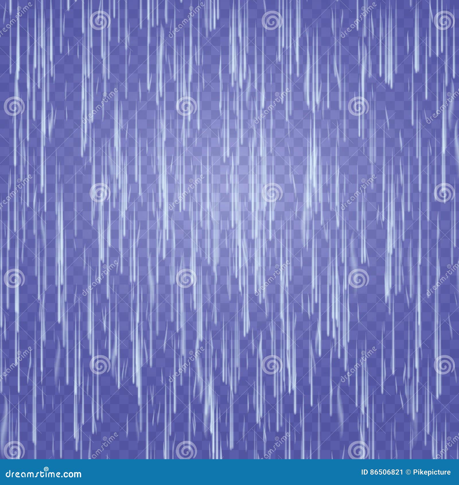 Transparent Waterfall Vector. Abstract Falling Water Texture. Nature or ...