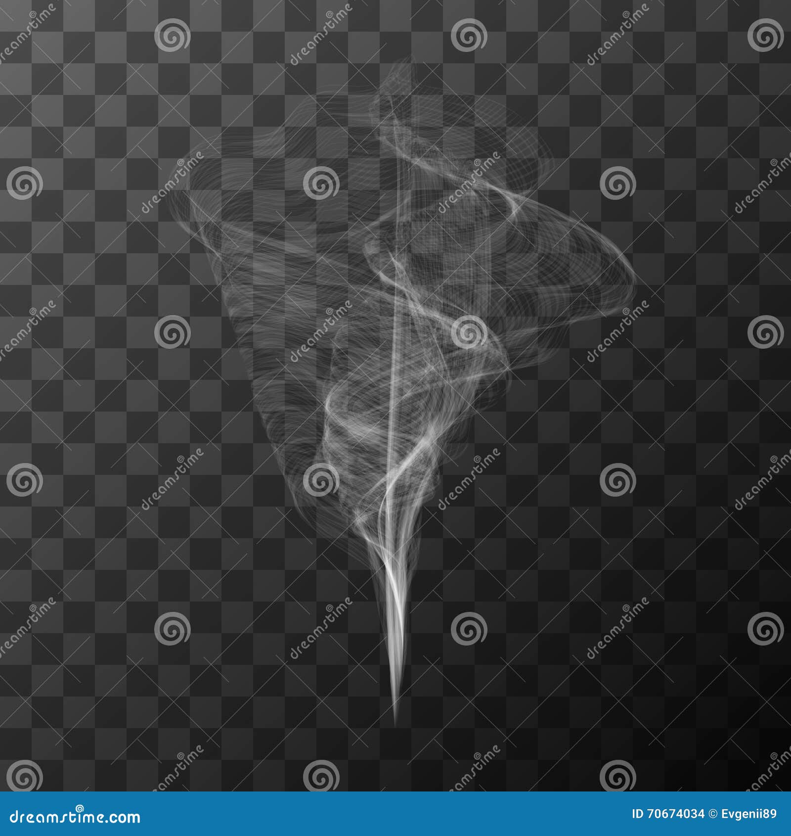 Transparent White Smoke, Object Stock Illustration - Illustration of ...