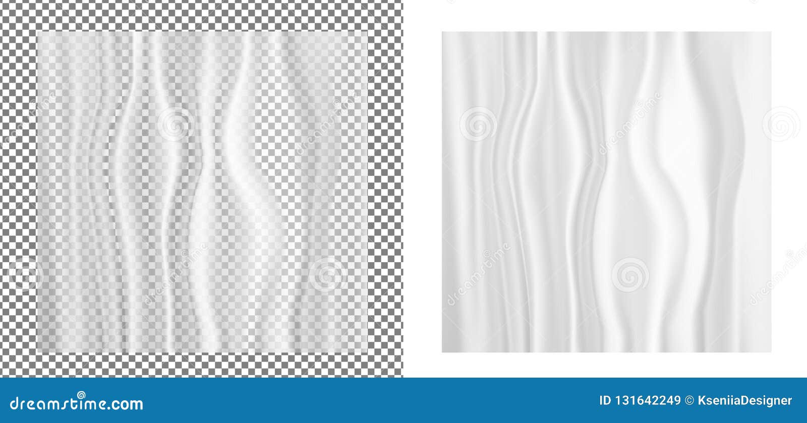 Transparent Plastic Wrapper Stock Vector - Illustration of styrofoam ...