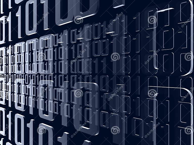 Transparent Zero and One Numbers Stock Illustration - Illustration of ...