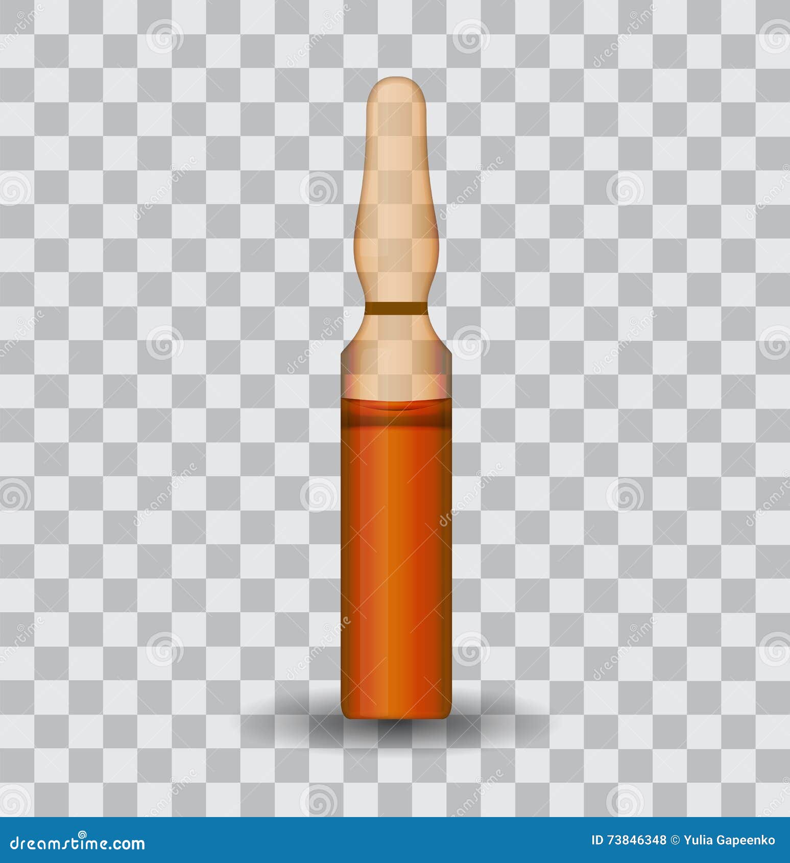 Transparente Ampulle Mit Substanz Vektor Abbildung - Illustration von ...