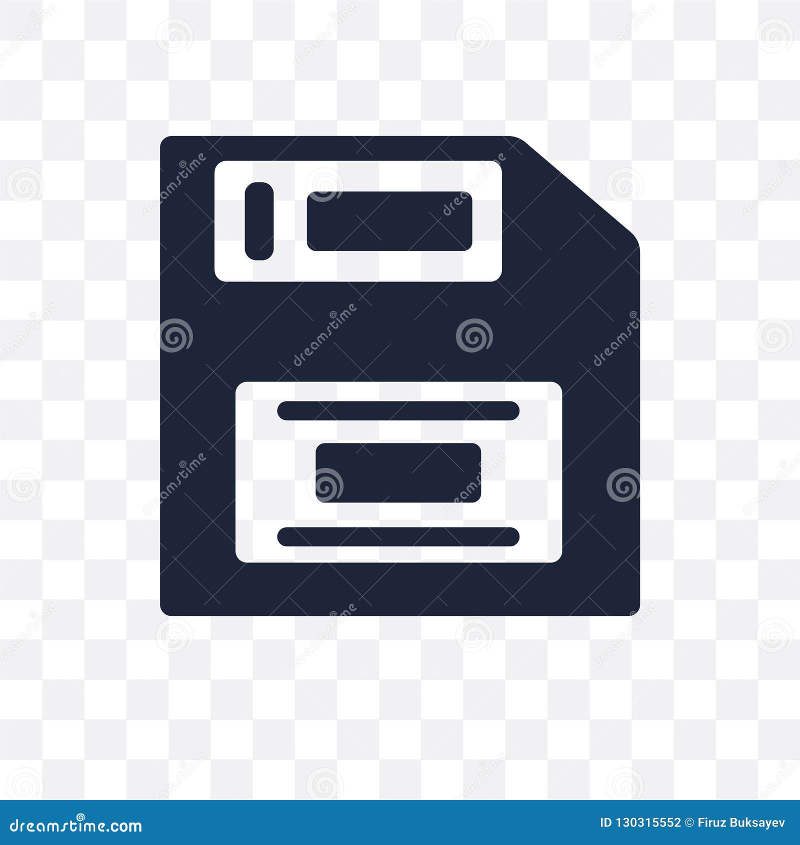 Transparente Ikone Der Diskette Diskettesymbolentwurf Von Pro Vektor ...
