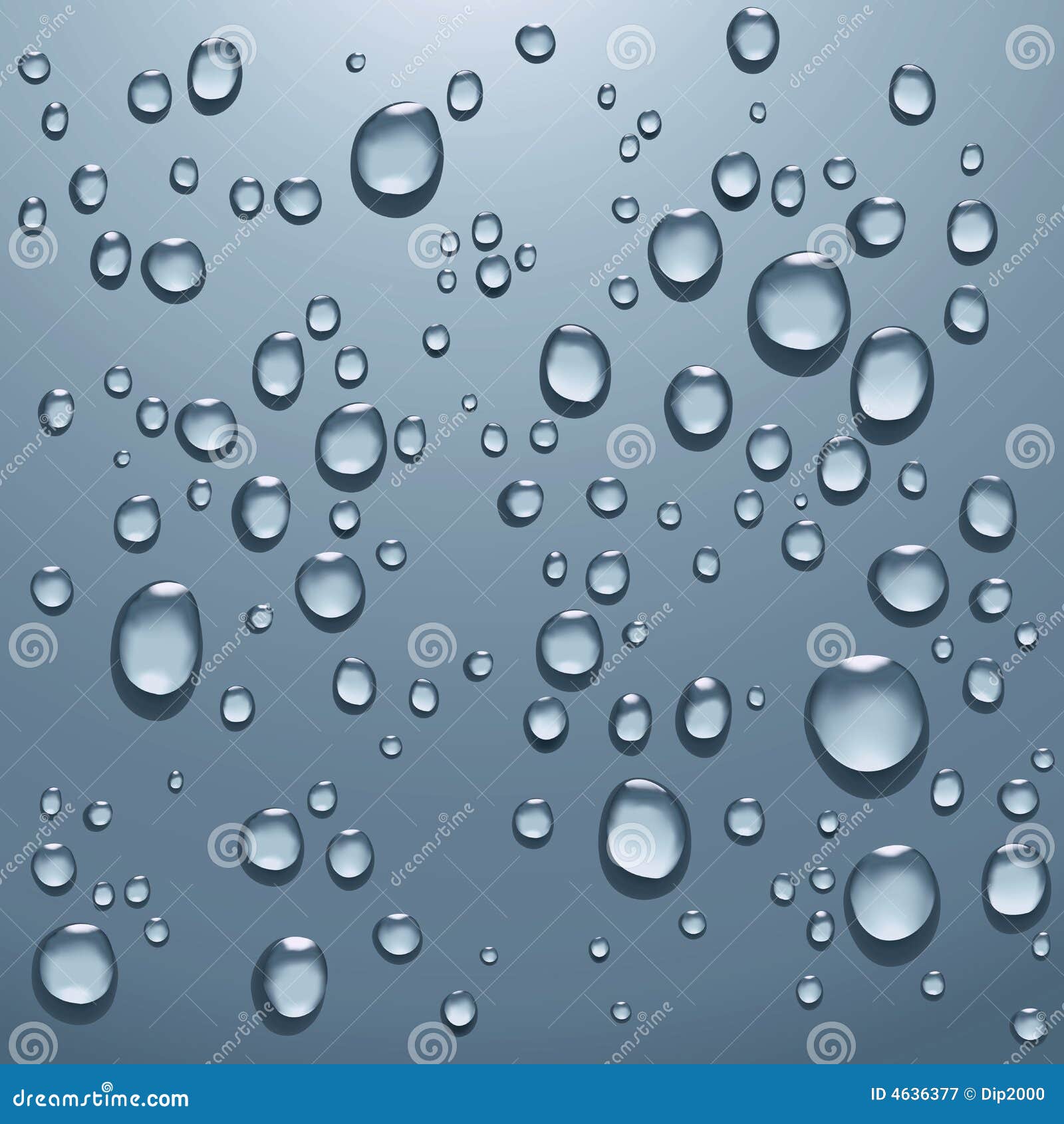 Transparente Wassertropfen Bild. Bild: 4636377