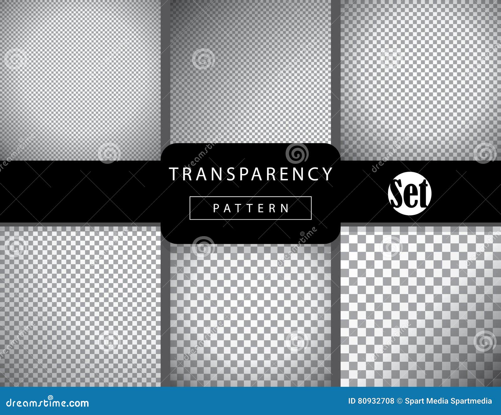 Transparenter Mustersatz vektor abbildung. Illustration von geschäft ...