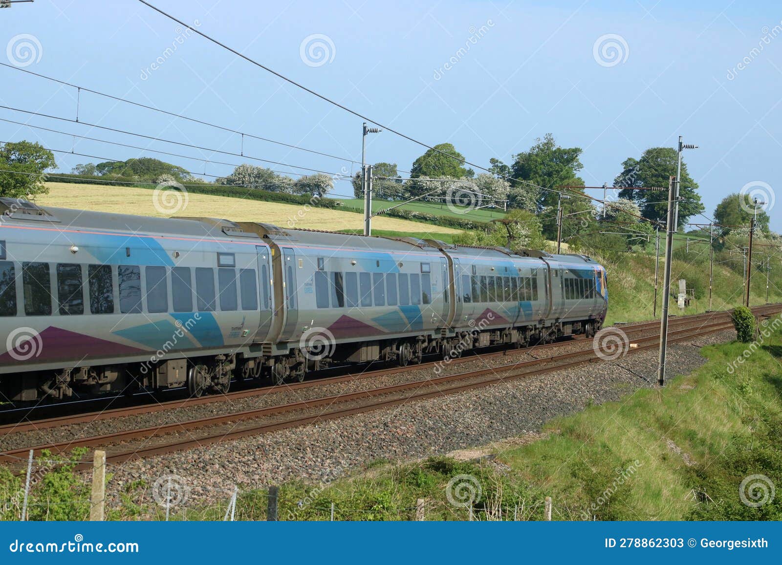 TransPennine Express Train West Coast Main Line Editorial Stock Photo ...