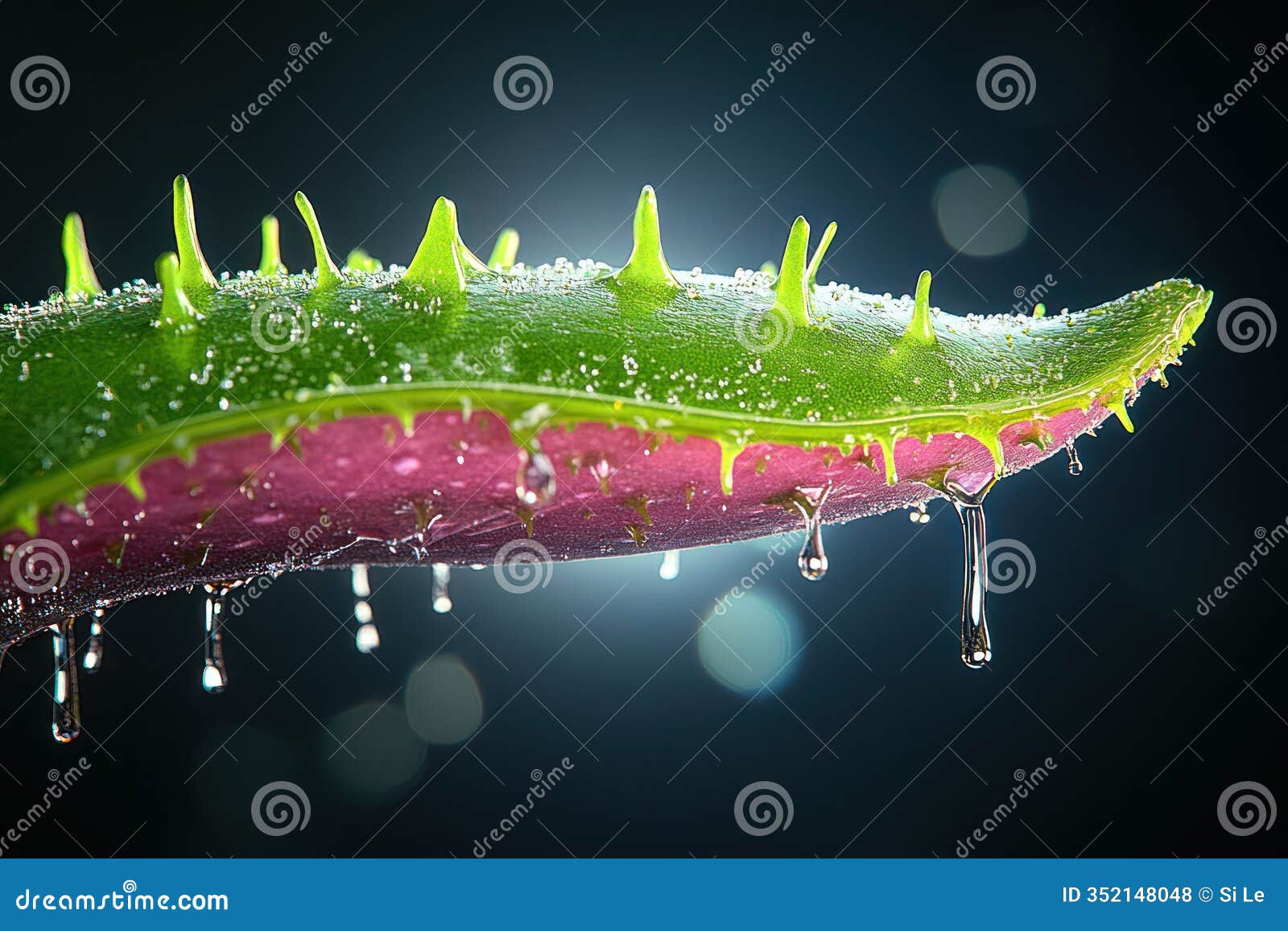 Transpiration in Action: Illuminated Close-Up of Plant Stomata ...