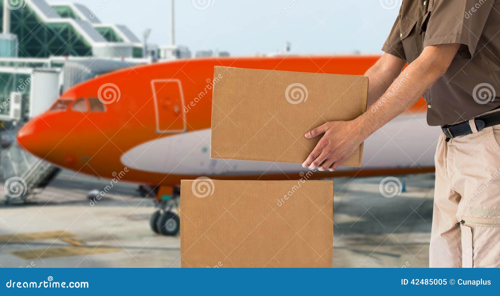 Transport Air Parcel Delivery Service Stock Image - Image of parcel ...