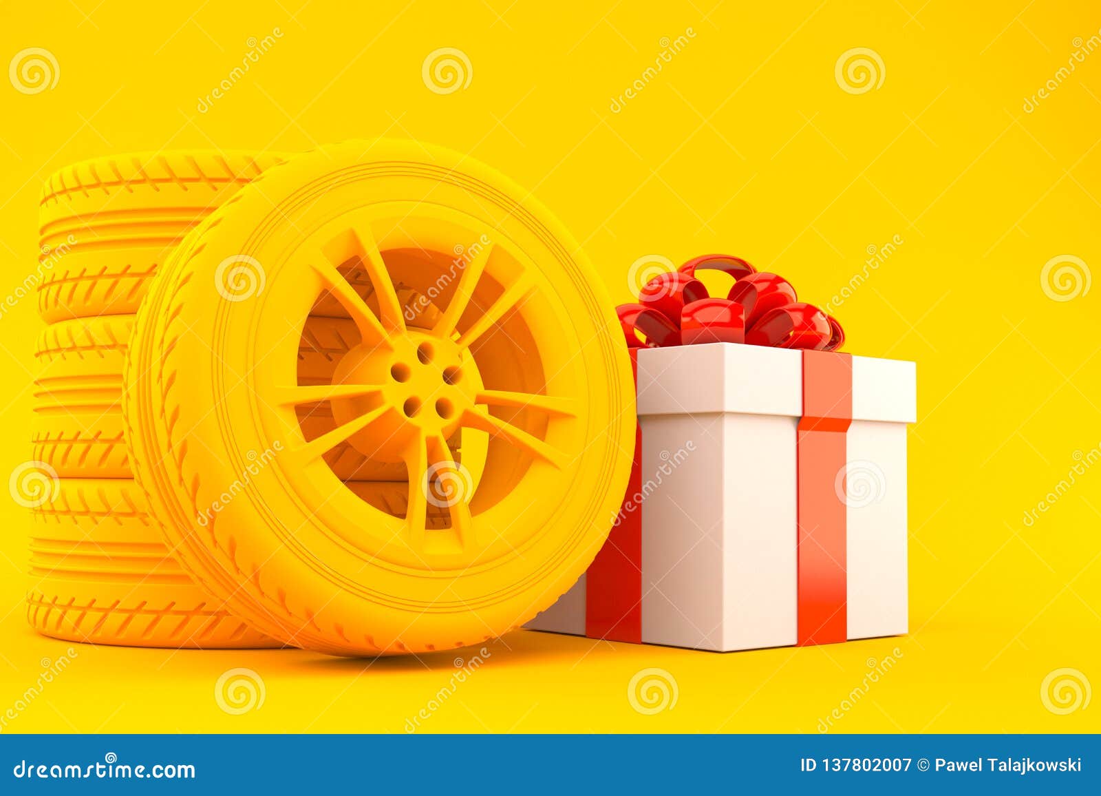 Transport Background with Gift Stock Illustration - Illustration of ...