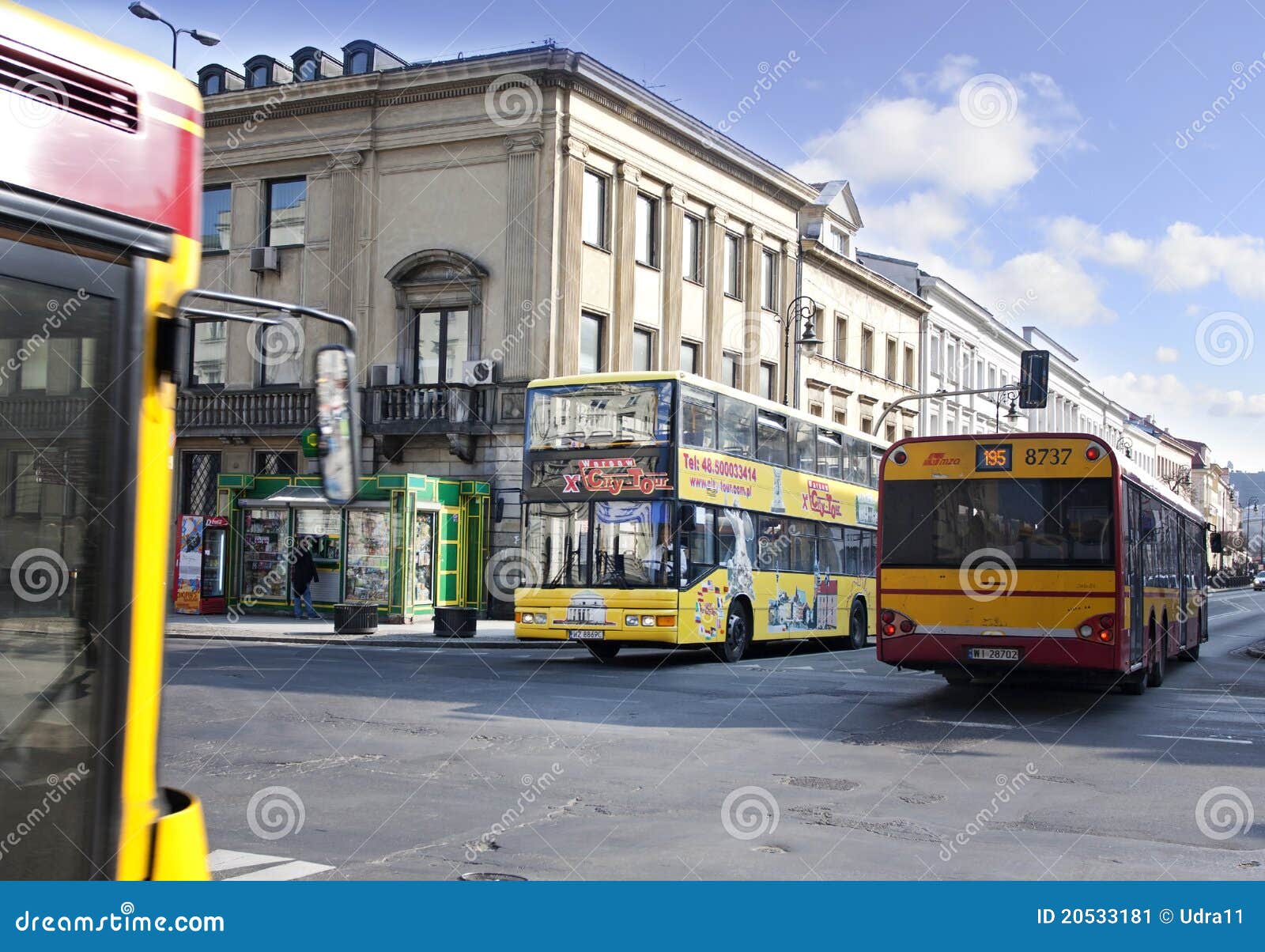 Transport by bus in Warsaw editorial photo. Image of seat - 20533181