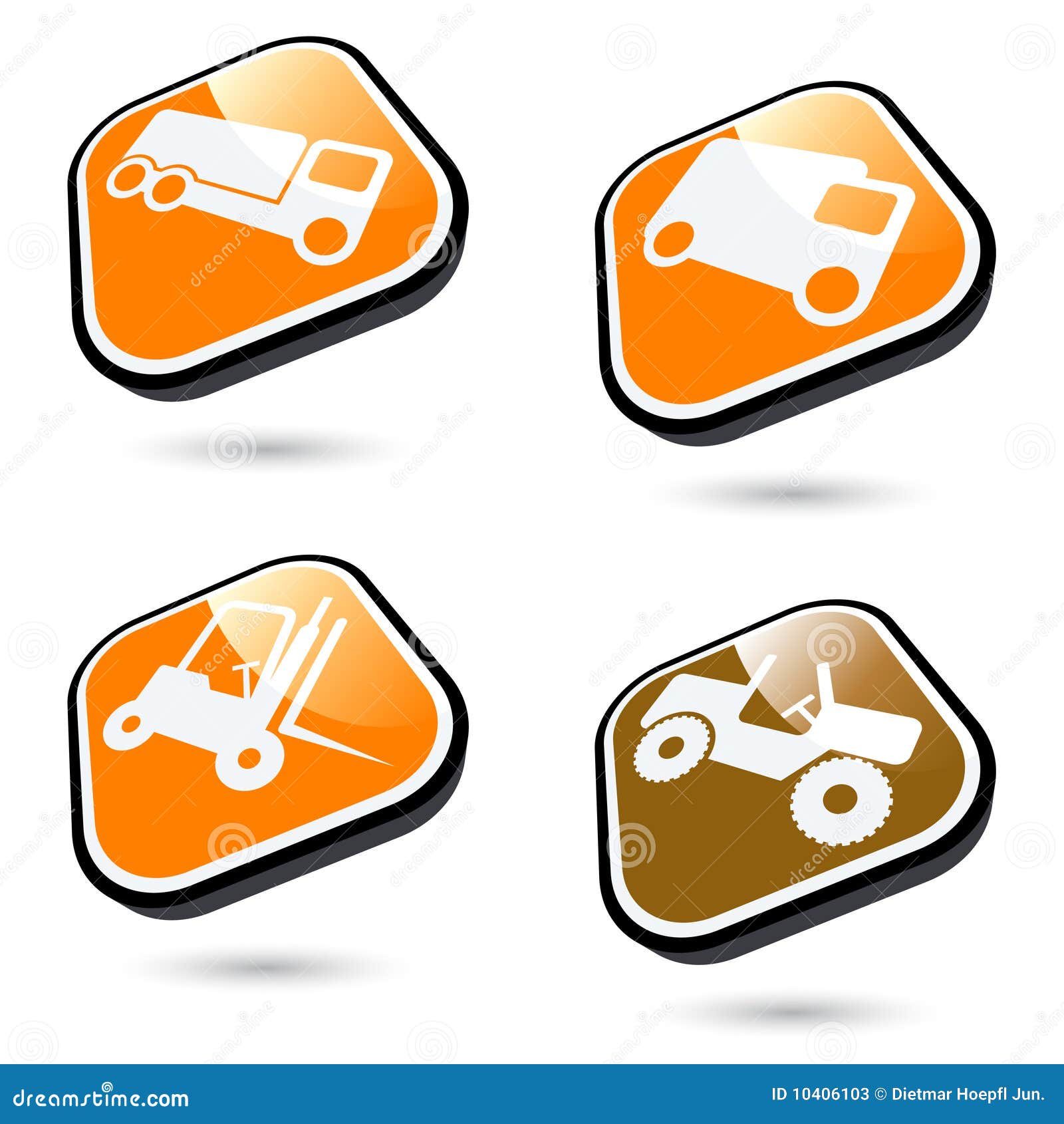 Transport buttons stock vector. Illustration of shapes - 10406103