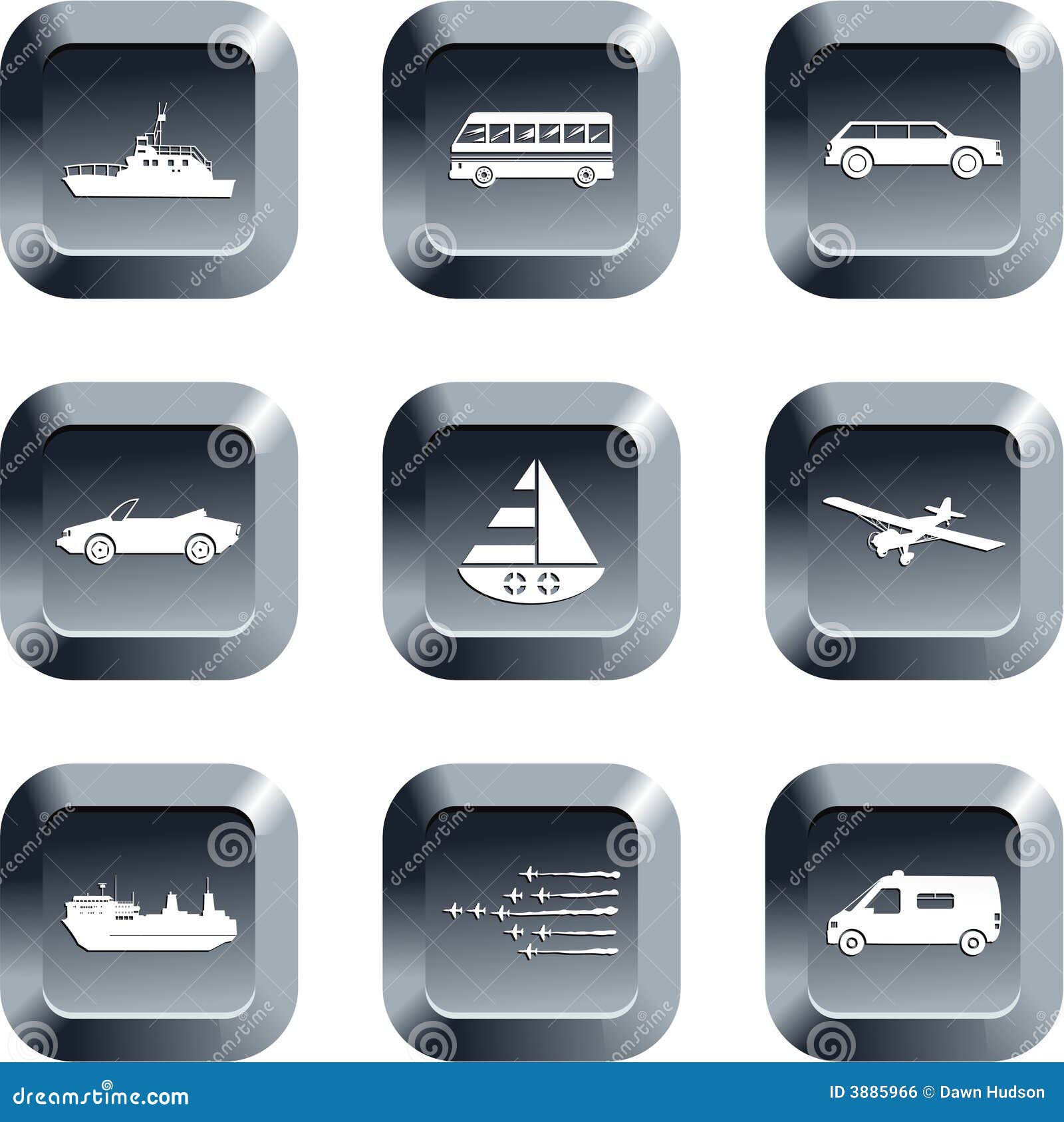 Transport buttons stock illustration. Illustration of decorative - 3885966