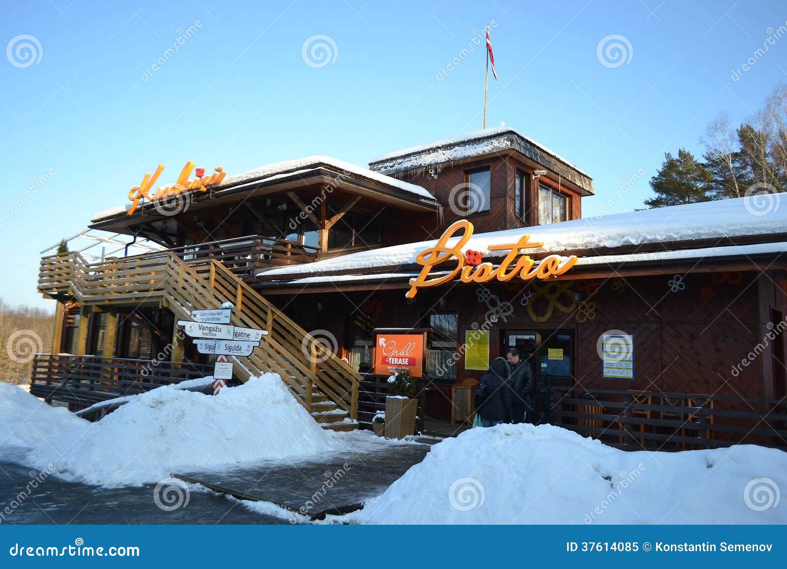 Transport cafe in Latvia editorial image. Image of europe - 37614085