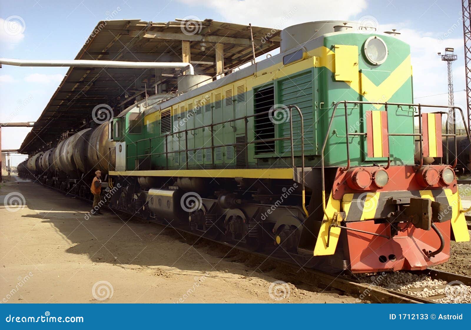 Transport, Diesel Locomotive Royalty-Free Stock Photo | CartoonDealer ...