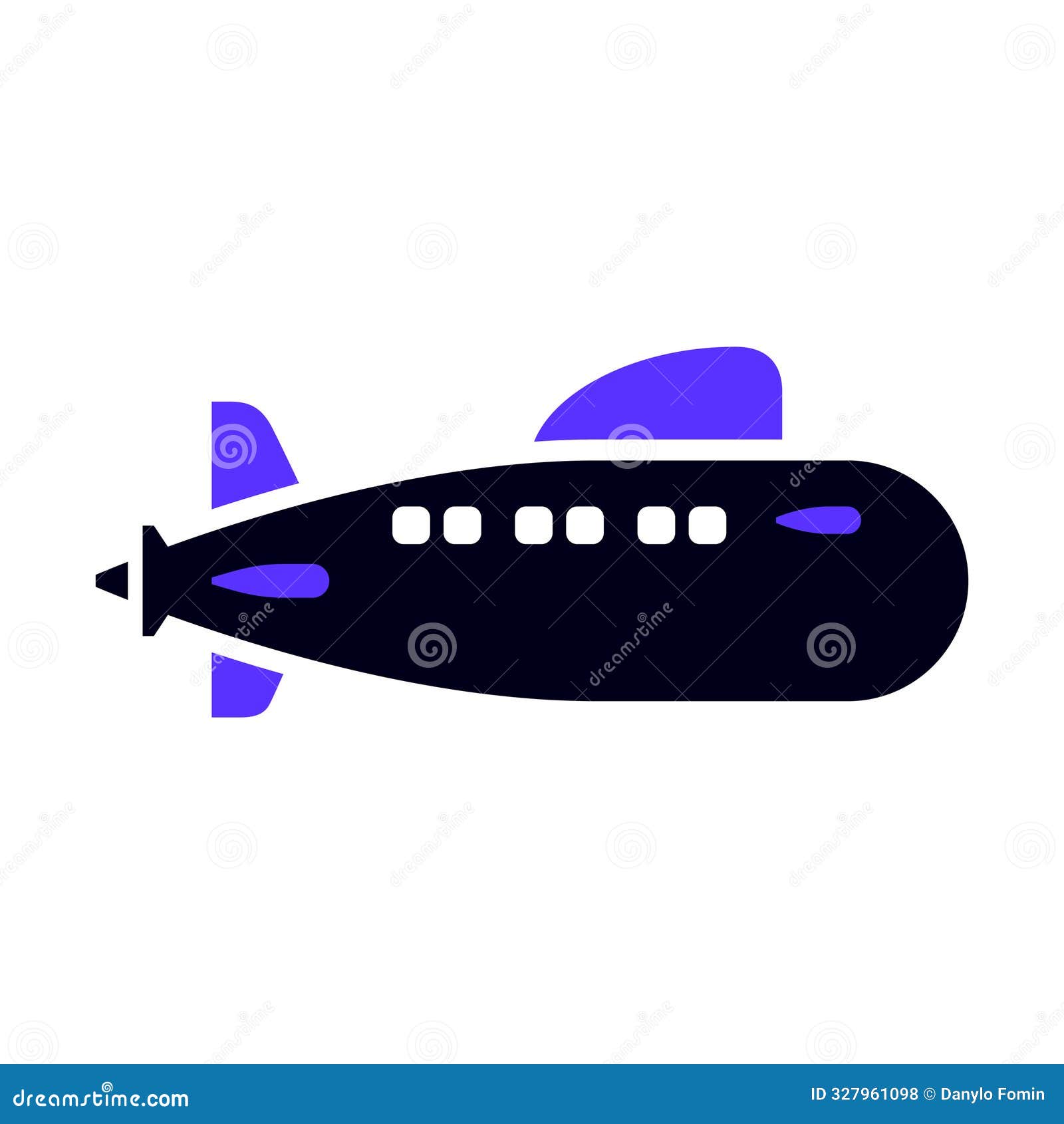 Transport Flat Icon, Square Shape Stock Illustration - Illustration of ...