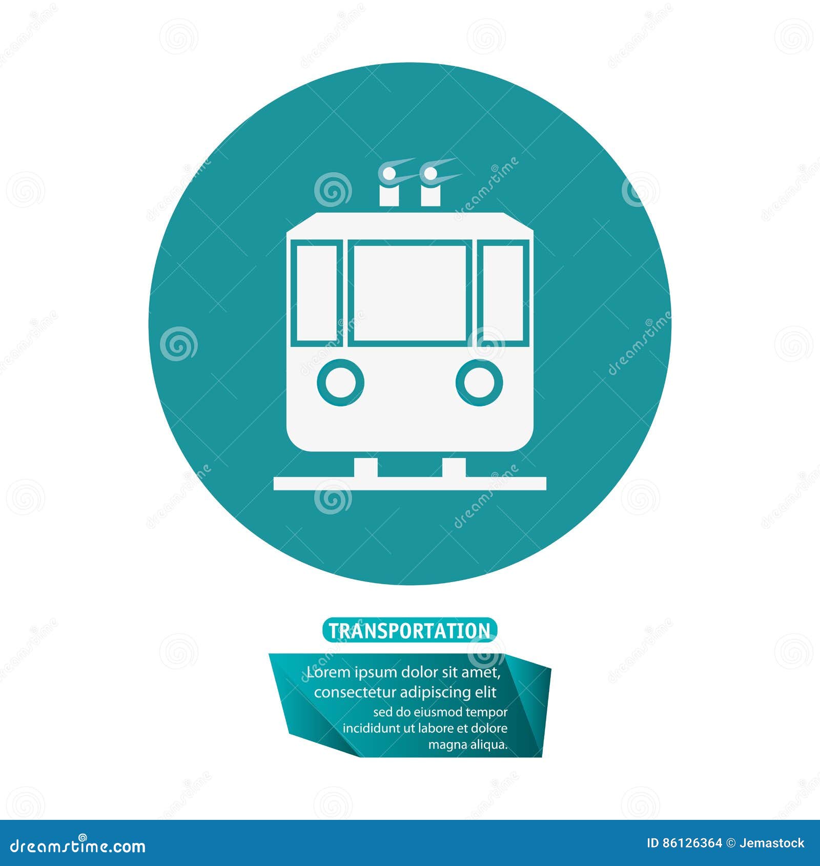 Transport Funicular Cable Car Passeger Pictogram Stock Vector ...