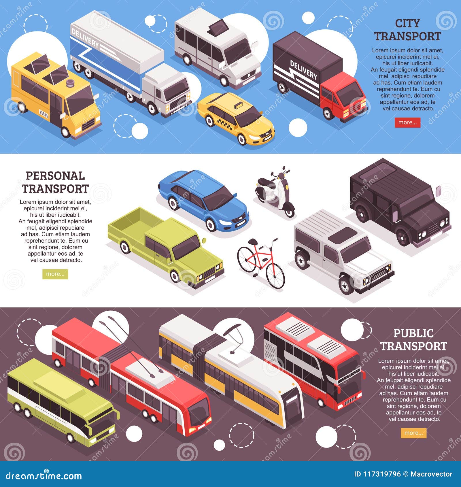Transport Horizontal Isometric Banners Stock Vector - Illustration of ... Transport Horizontal Isometric Banners Stock Vector - Illustration of ...