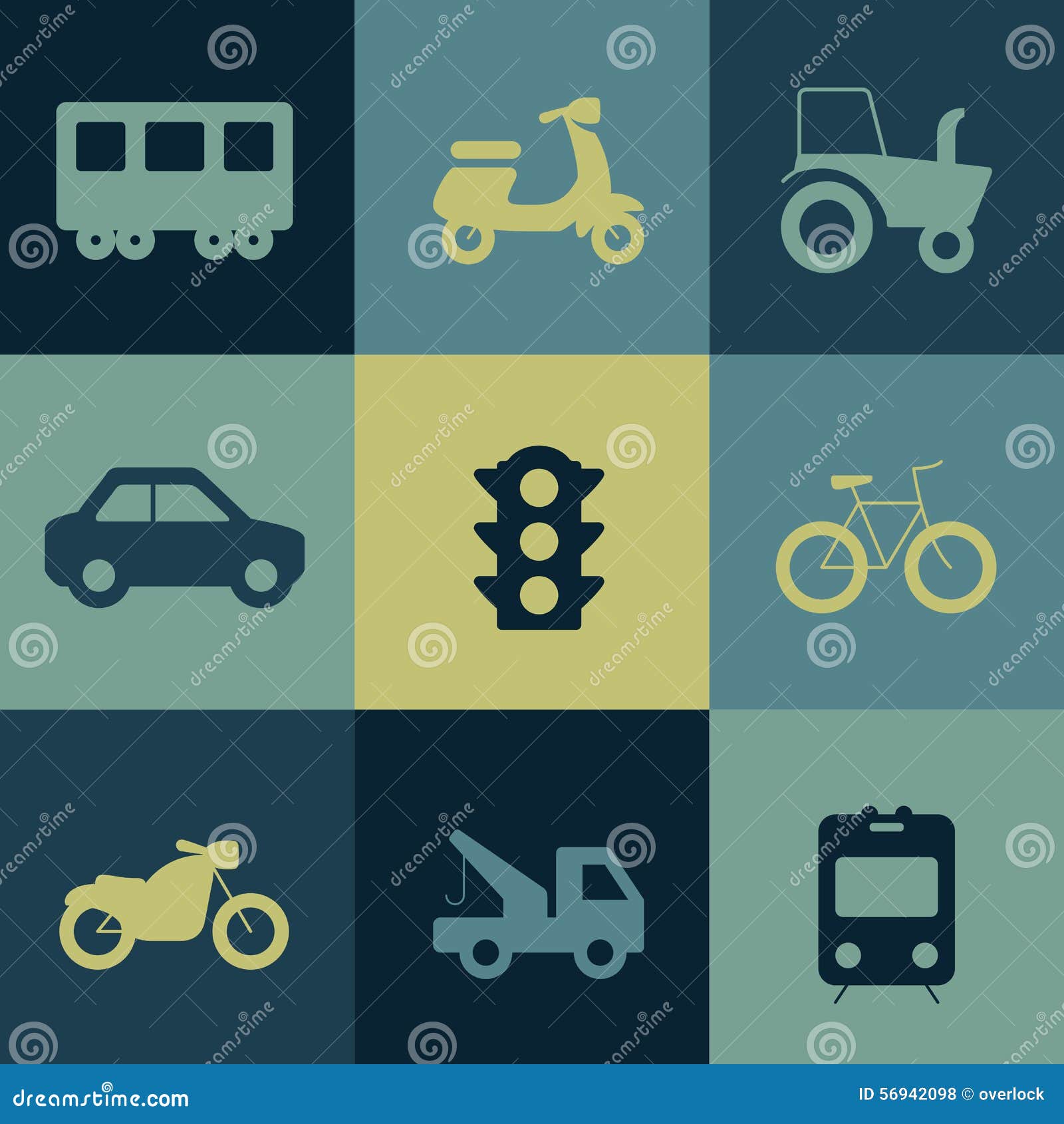 Transport Icons Pack stock vector. Illustration of icons - 56942098