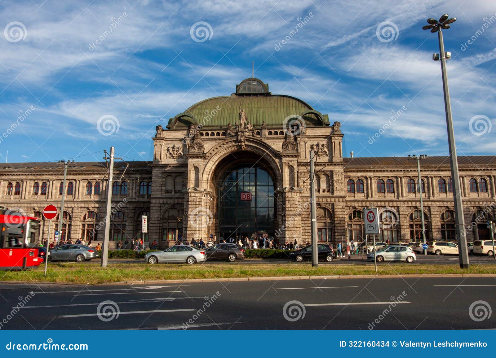 Transport Interchange at the Main Railway Station in Nuremberg ...