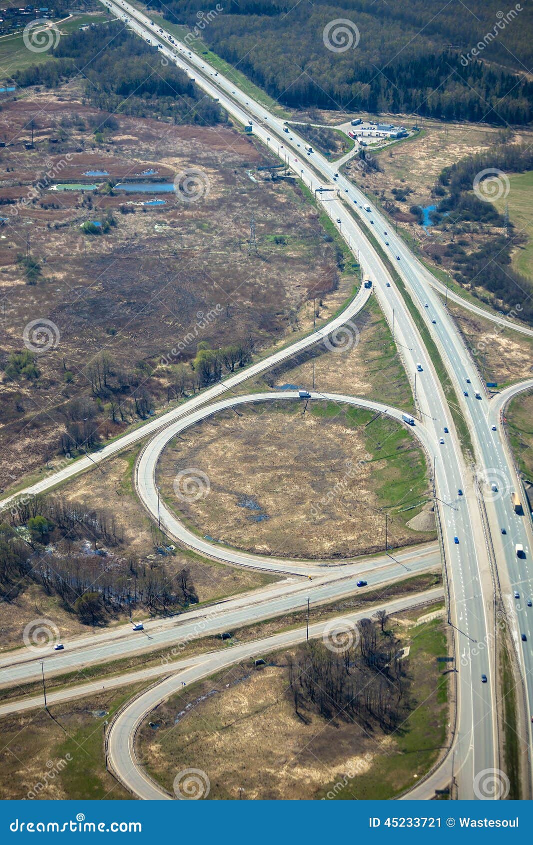 Transport interchange stock image. Image of freeway, construction ...