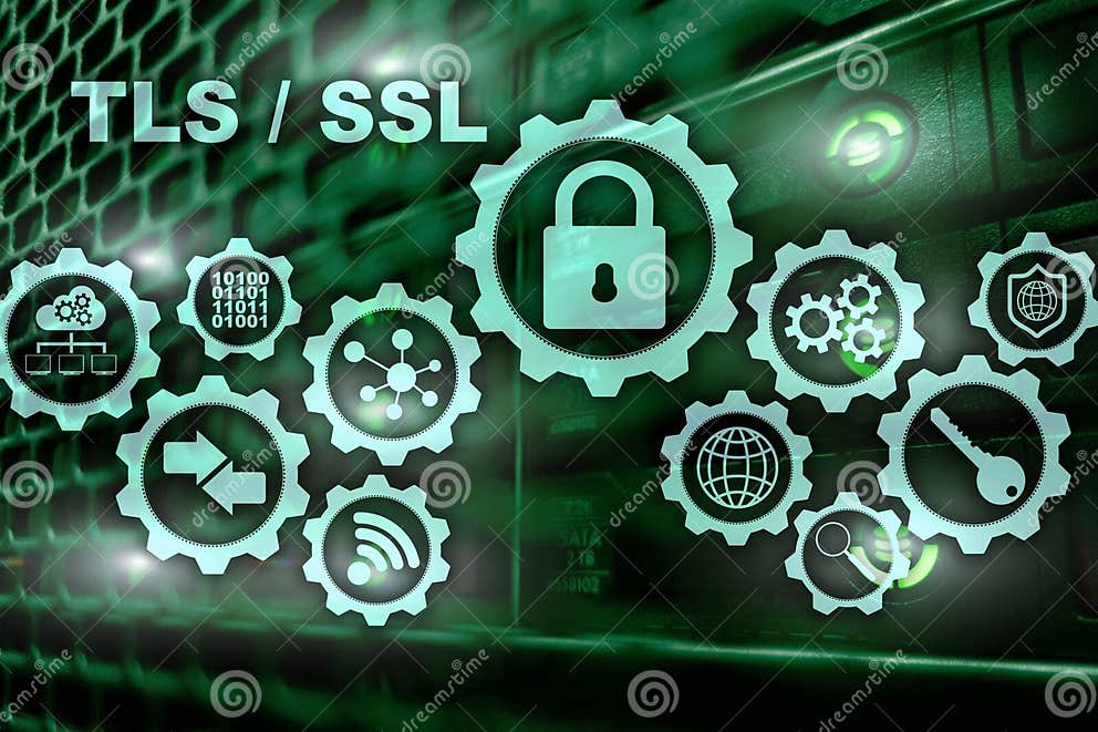 Transport Layer Security. Secure Socket Layer. TLS SSL Stock ...
