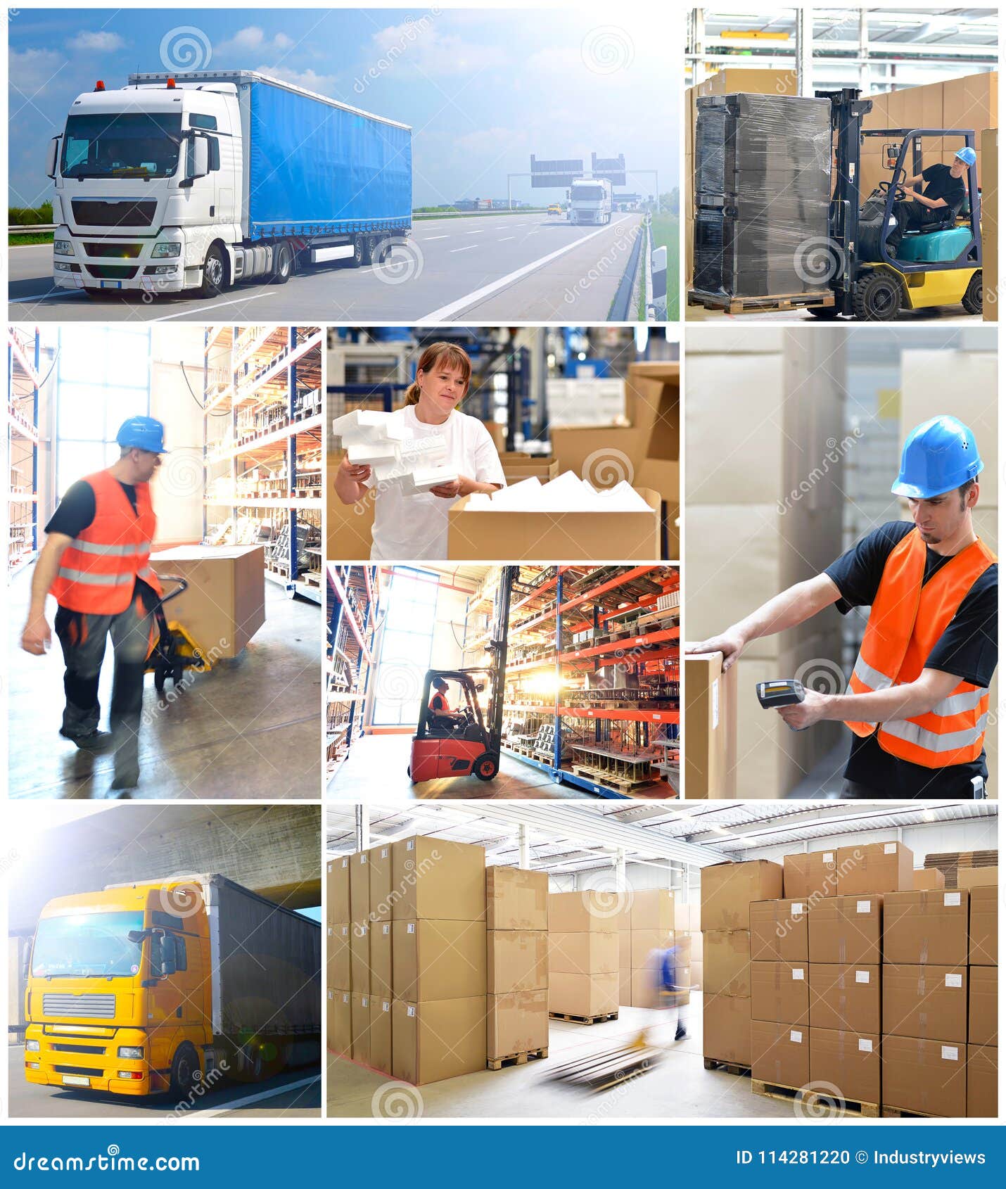 Transport and Logistics - Shipping and Storage of Goods Stock Photo ...