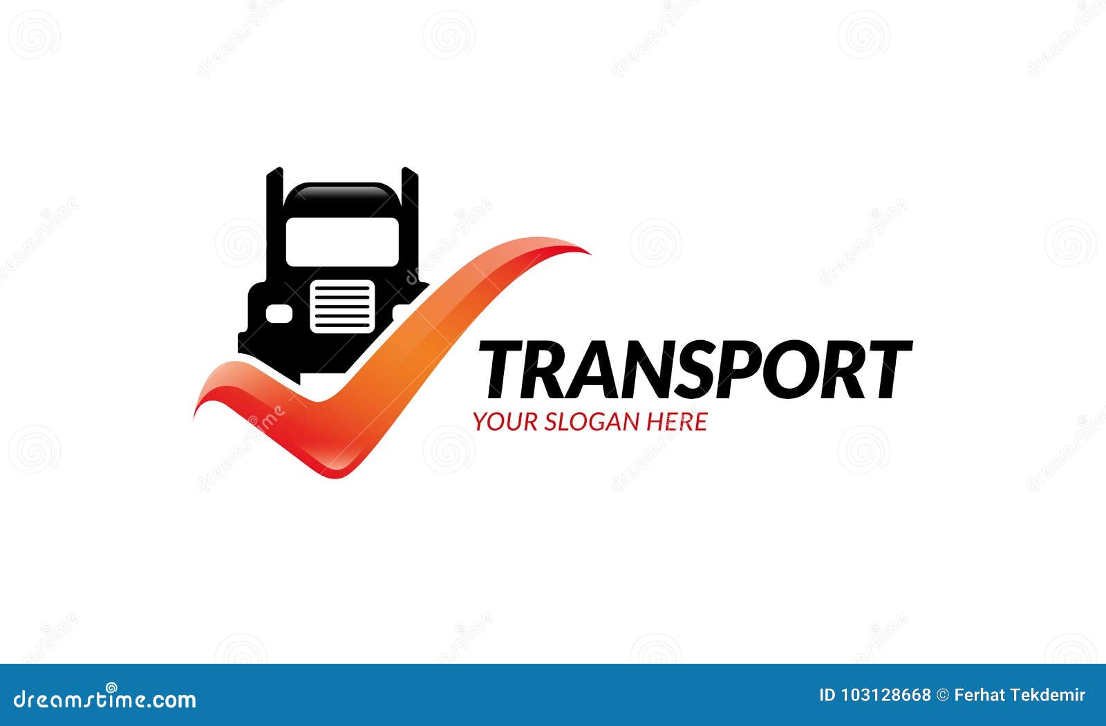 Transport Logo Template stock vector. Illustration of train - 103128668