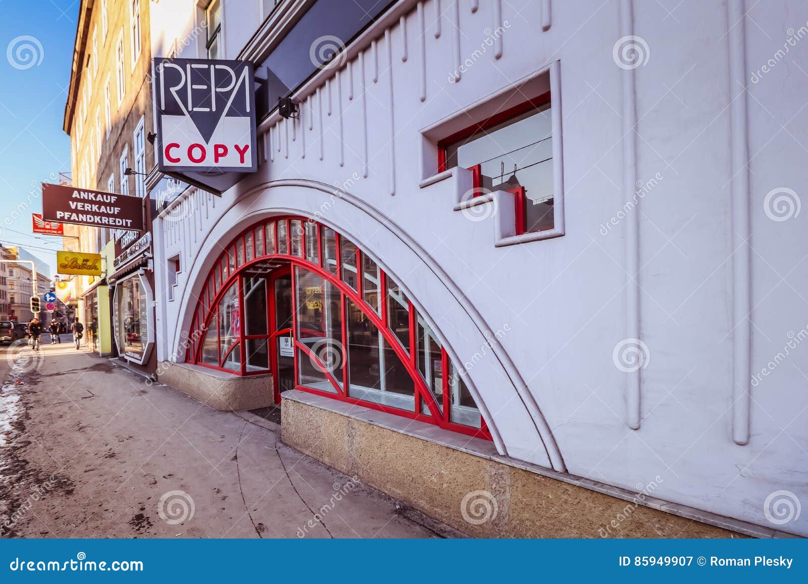 Transport Nodal Point Rennweg in Vienna Editorial Photography - Image ...