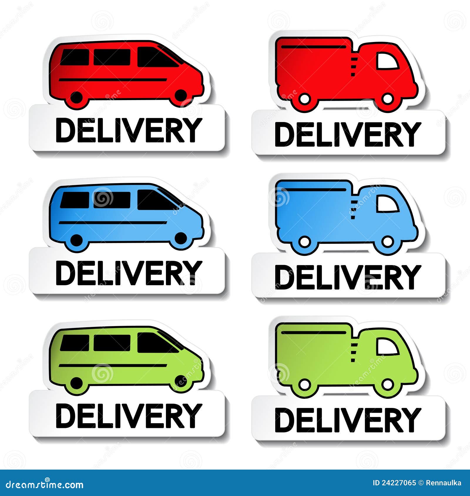Transport Pointers - Car Delivery Stock Vector - Illustration of mark ...