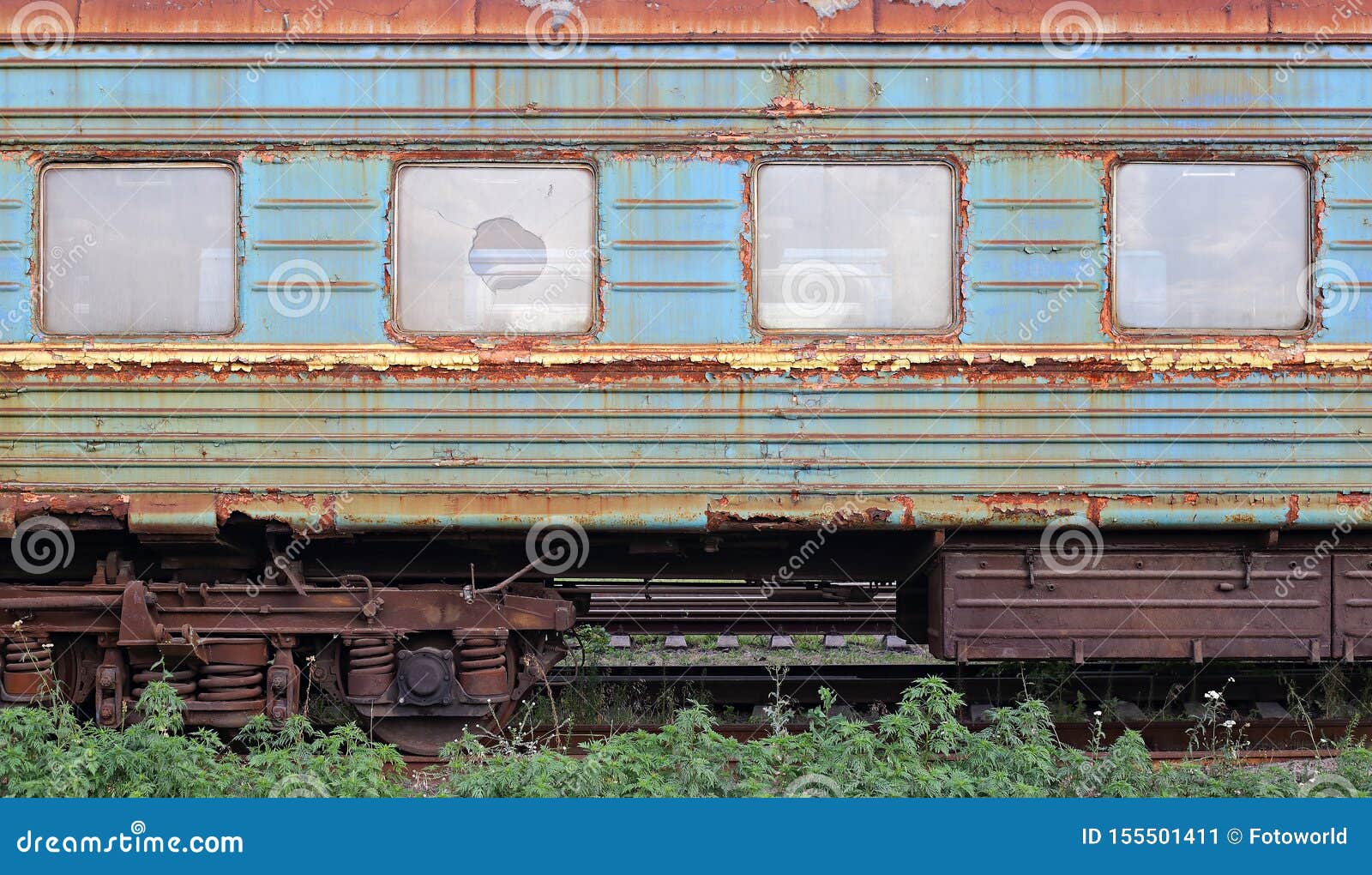 Transport - Side View on the Railway Old Car Stock Image - Image of ...