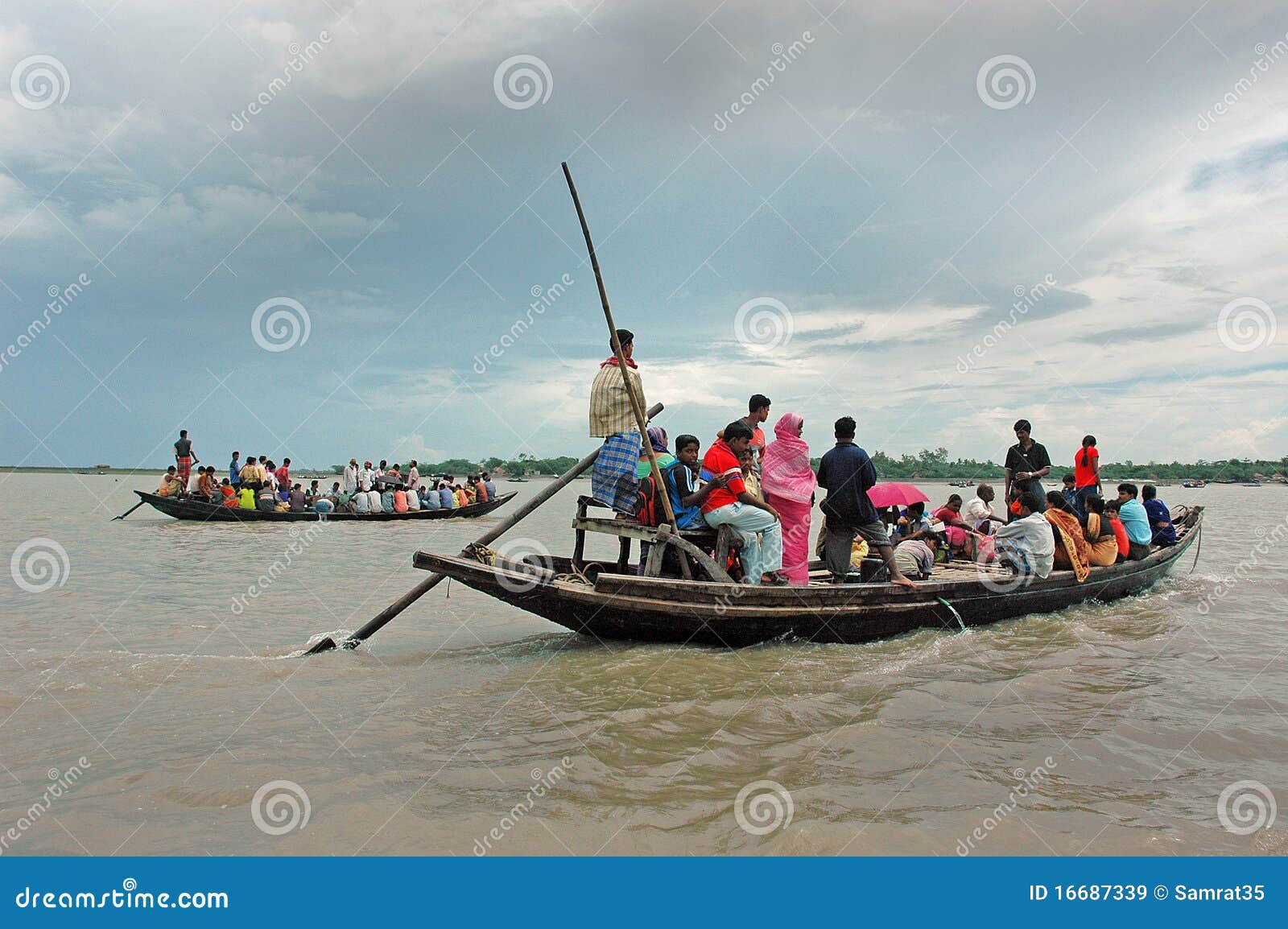 Transport of Sundarban-India Editorial Stock Image - Image of gathering ...