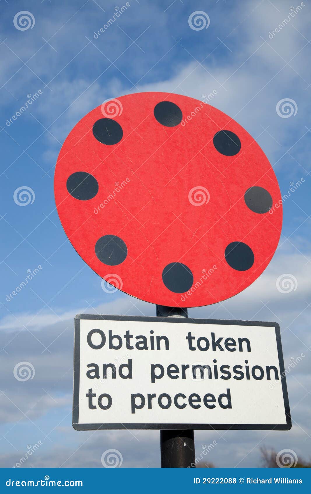Transport token sign. stock photo. Image of permission - 29222088