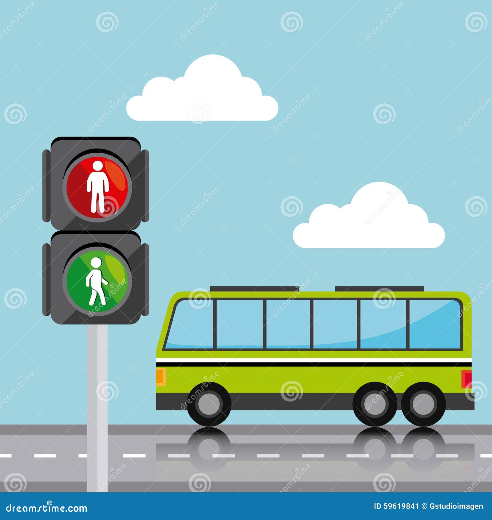 Transport, Traffic and Vehicles Design Stock Vector - Illustration of ...