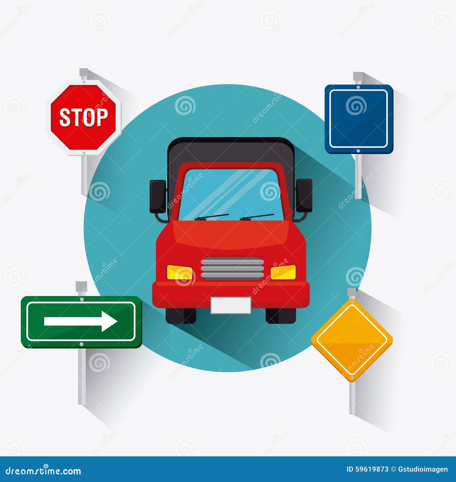 Transport, Traffic and Vehicles Design Stock Vector - Illustration of ...