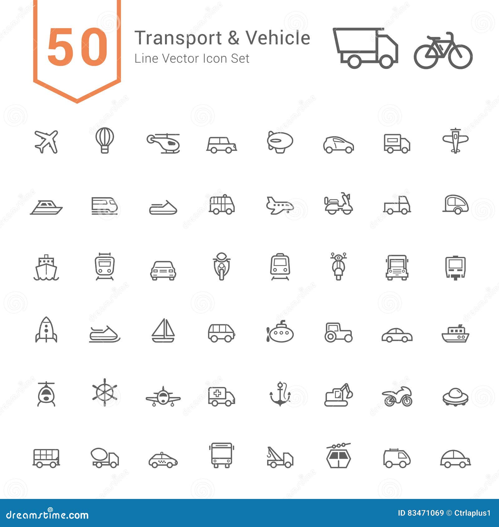 Vehicle Transport Black Vectors | CartoonDealer.com #102839279