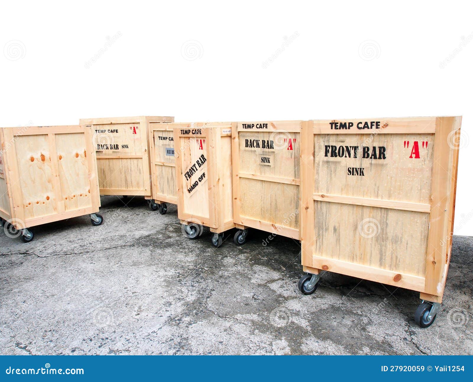 Transport wooden crates stock image. Image of storage - 27920059