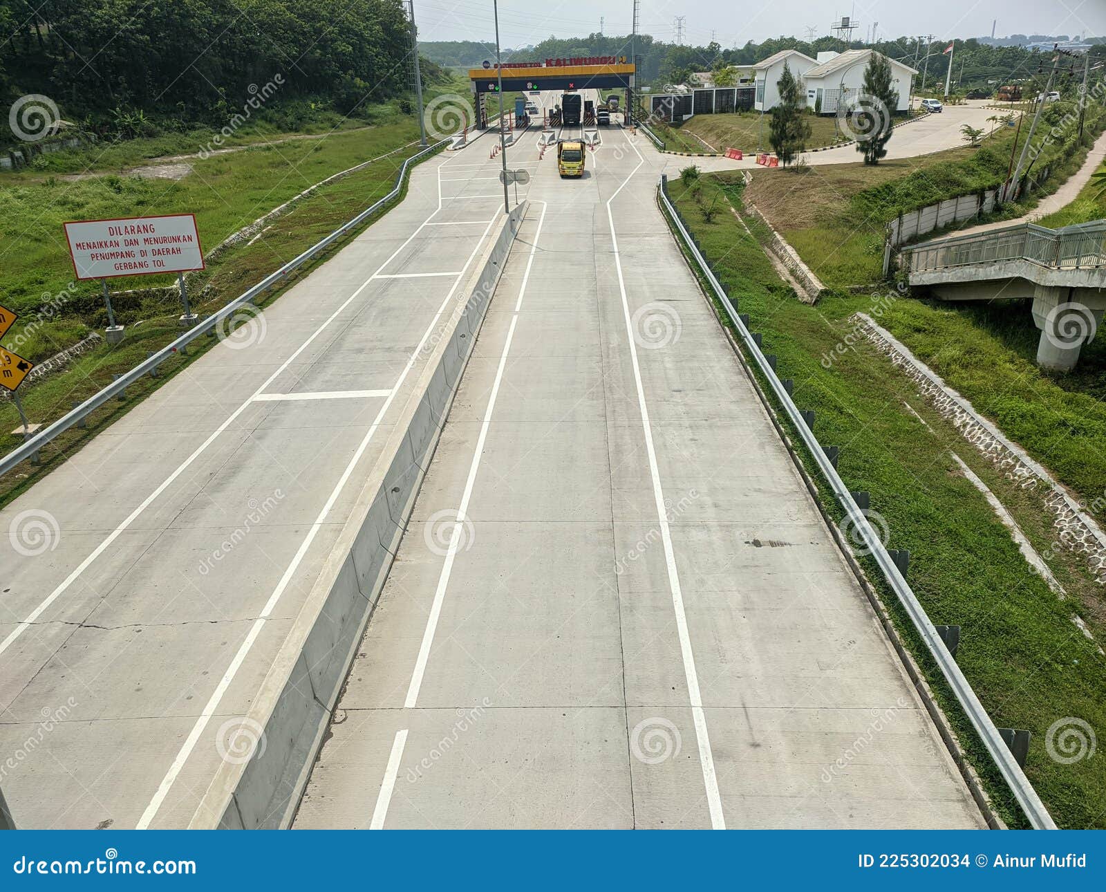 Transportation Activities at the Trans Java Toll Editorial Stock Image ...