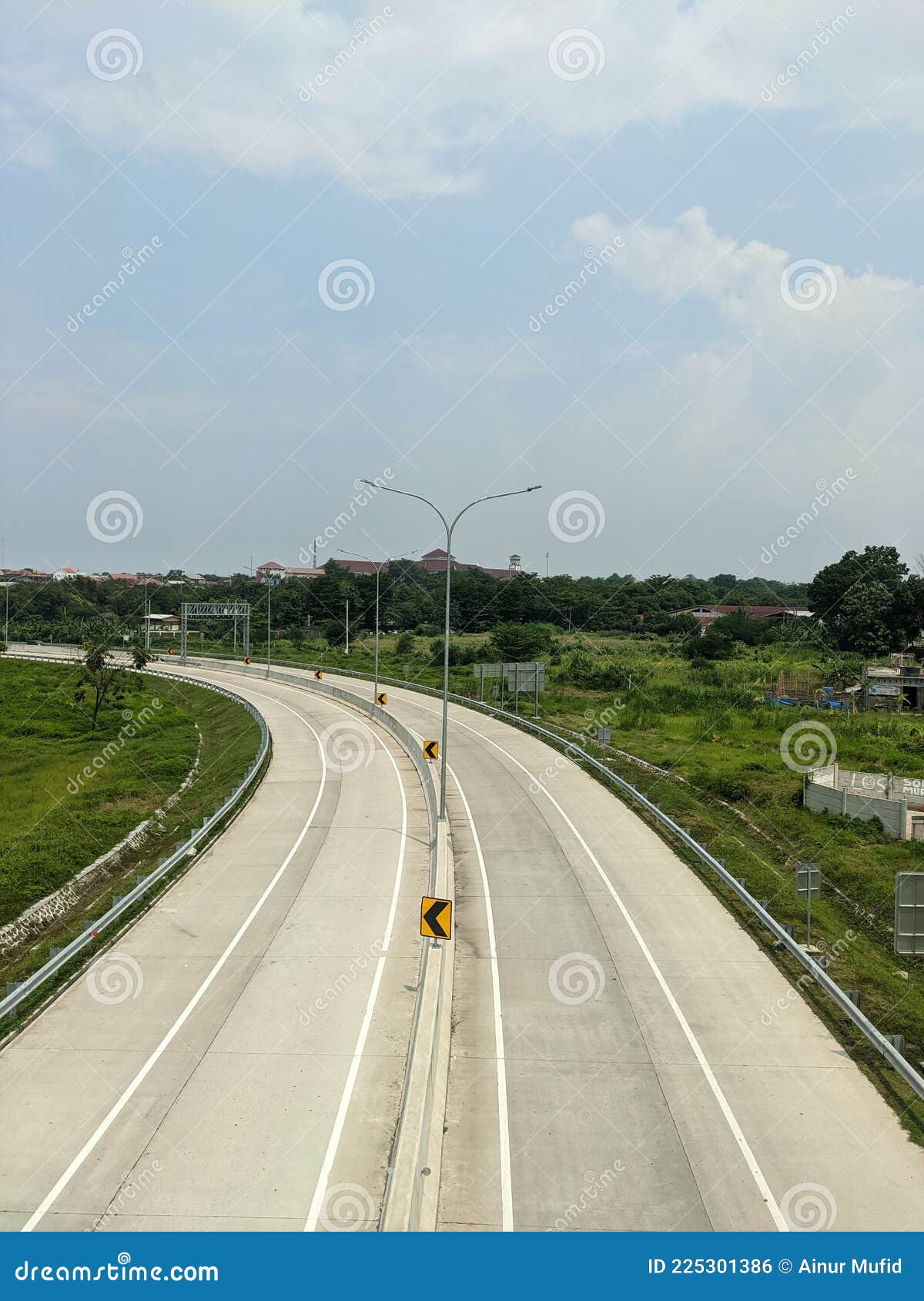 Transportation Activities at the Trans Java Toll Stock Photo - Image of ...