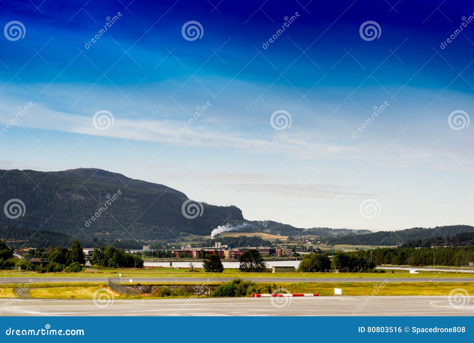 Transportation Airfield Landscape Background Stock Photo - Image of ...