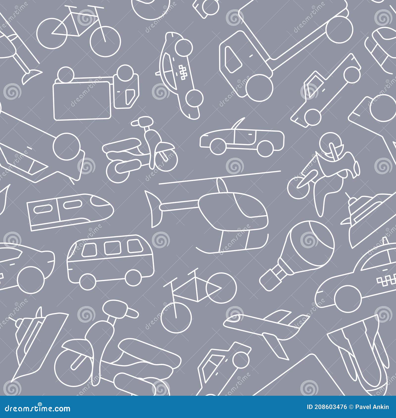 Transportation Background 02-02 Stock Vector - Illustration of ornament ...