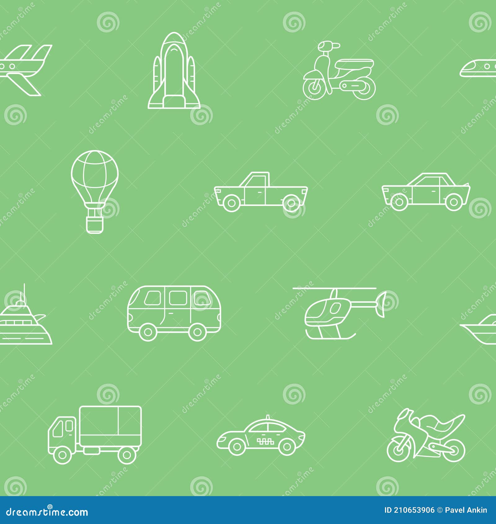Transportation Background 01-06 Stock Vector - Illustration of element ...