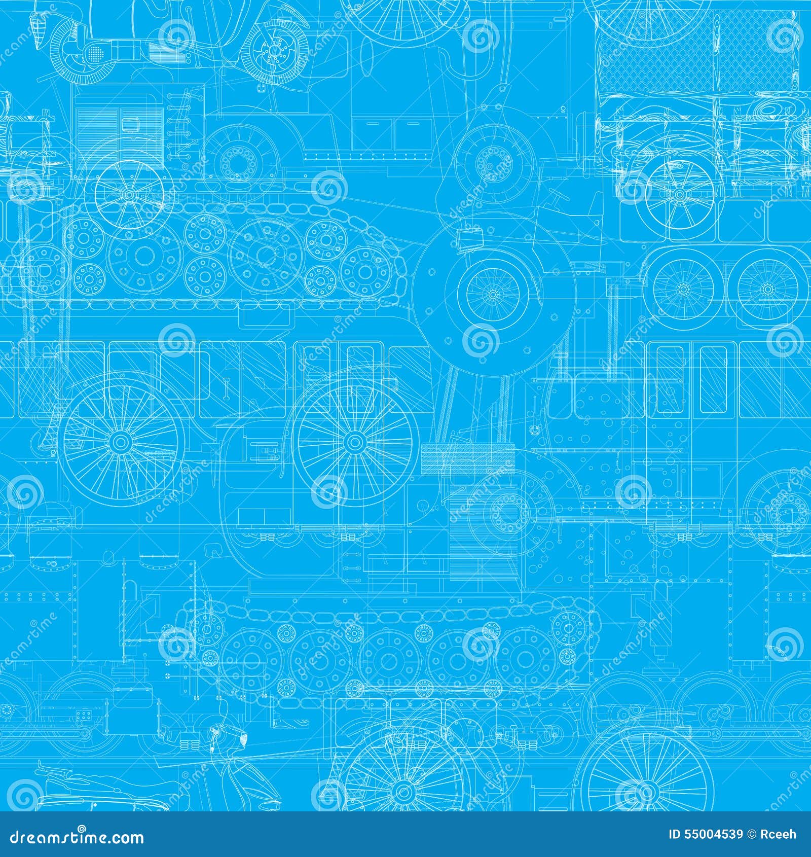 Transportation blueprint stock illustration. Illustration of template ...