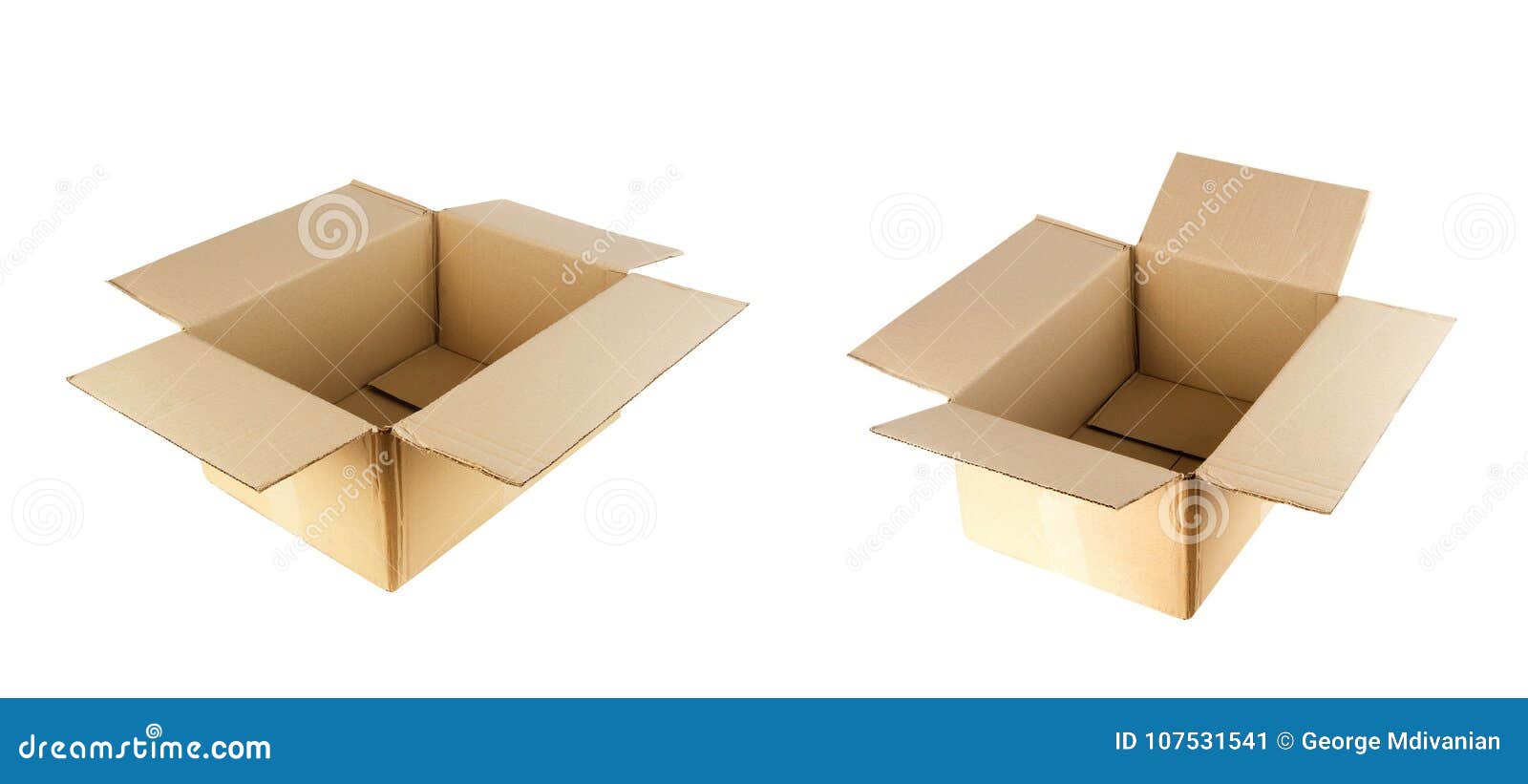 Transportation Boxes on White Stock Image - Image of transport, pack ...